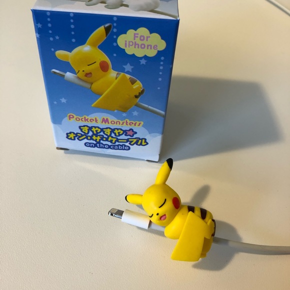 Pokemon | Accessories | Pikachu Cable Bite Cable Protector | Poshmark